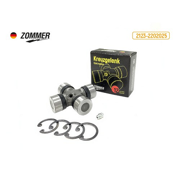 ZOMMER 21232202025 крестовина кардана ваз 2123, 21214 на вал (uj.68715.01.02 / uj.68715.01.98) tirsan (турция) мас