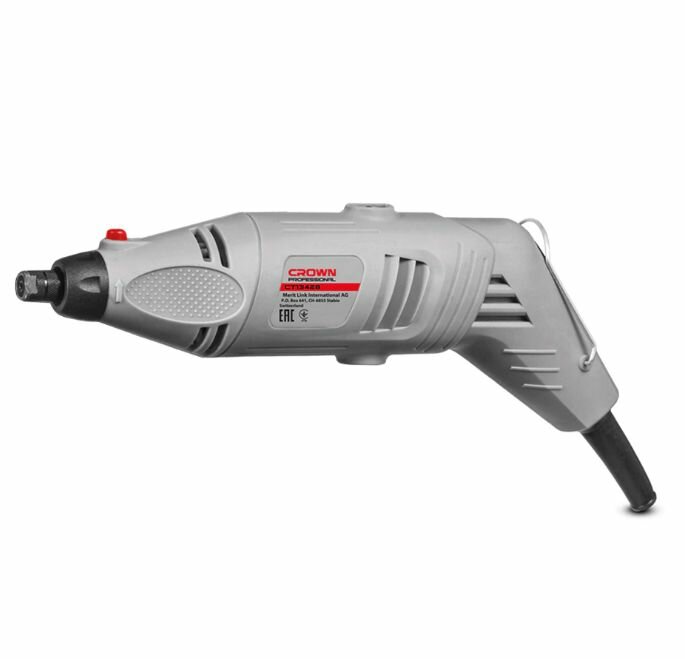 Гравер электрический CROWN CT13428, 150 Вт + набор оснастки 41 предмет