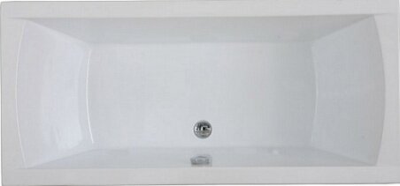 Акриловая ванна BAS Индика 170см, прямоугольная, на каркасе