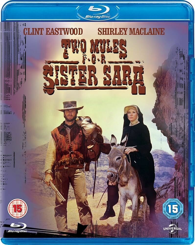 Два мула для сестры Сары (1969) Blu-ray (блю рей) клинт иствуд