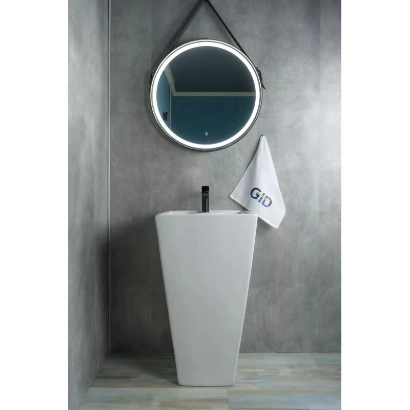 Раковина CeramaLux N NB145 напольная, 47.5x47 см, белая