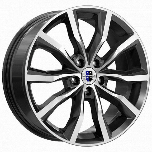 Колесный диск Кик Портер (КС906) 7.5x18/5x115 D70.2 ET40 алмаз чёрный