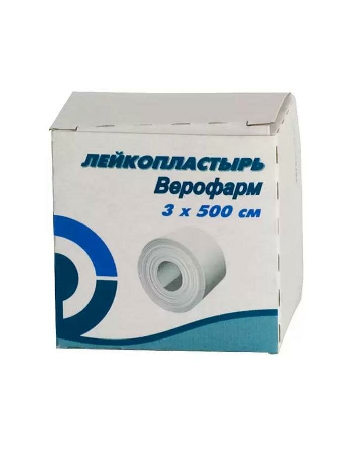 Лейкопластырь в рулоне, 3 х 500 см