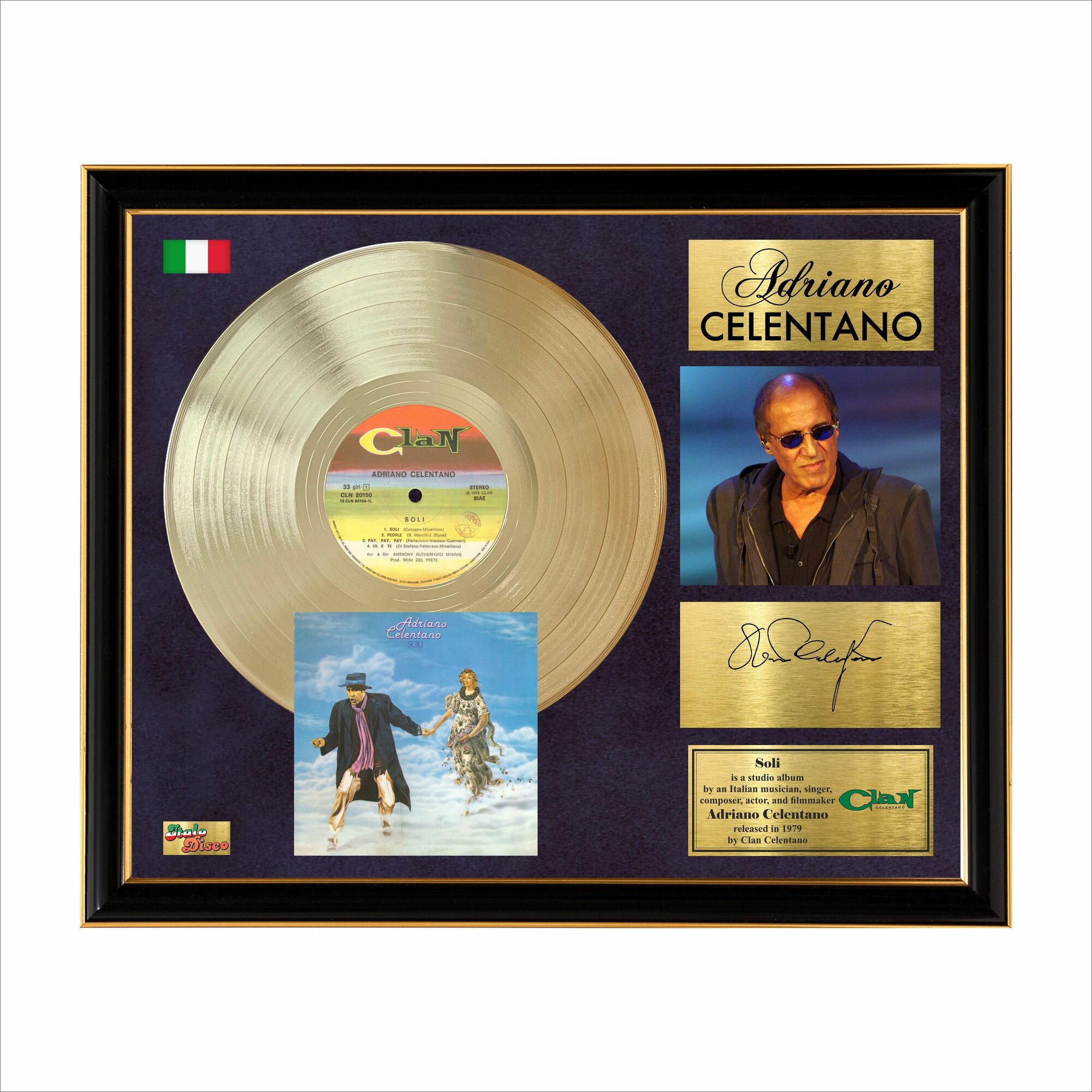 Картина в рамке Adriano Chelentano Soli