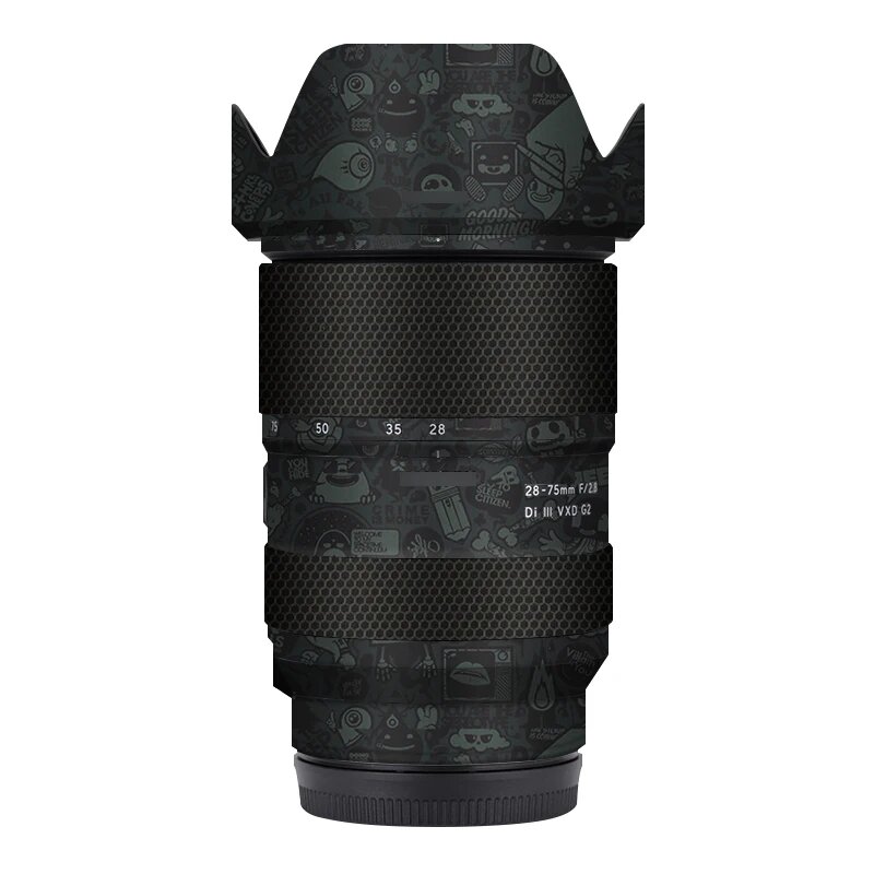 Наклейки для объектива Tamron 28 75 g2 HineFilm Черный, Ghost