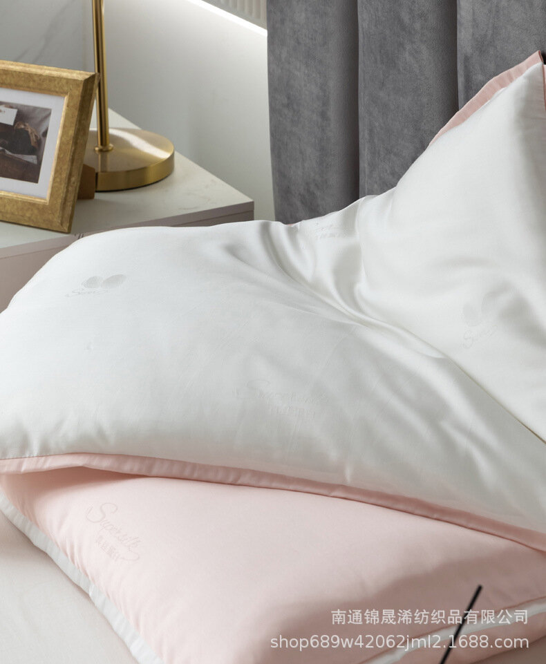 Подушка Core Super Soft Pillow, шелковая, гипоаллергенная, белая, 48x74 см