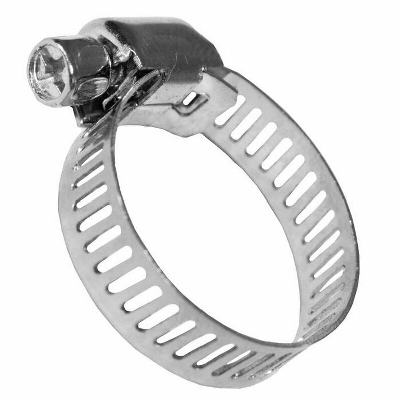 Хомут червячный стальной 12-20/8 мм