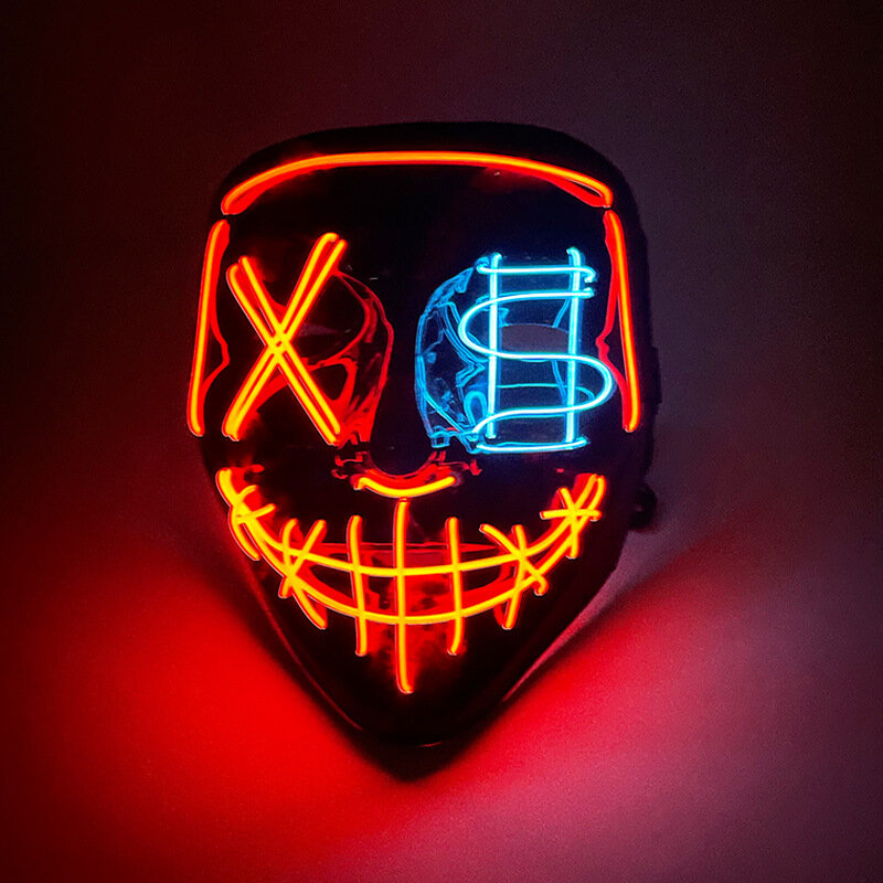 Маска на Хэллоуин "Вендетта", трансграничная, точечная, светодиодная, светящаяся, V-образная