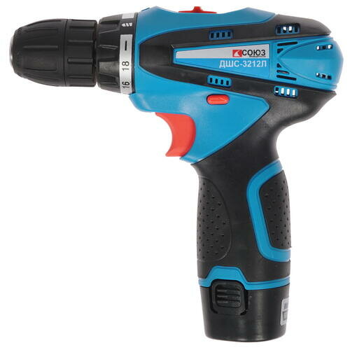 Аккумуляторная дрель-шуруповерт СОЮЗ ДШС-3212Л