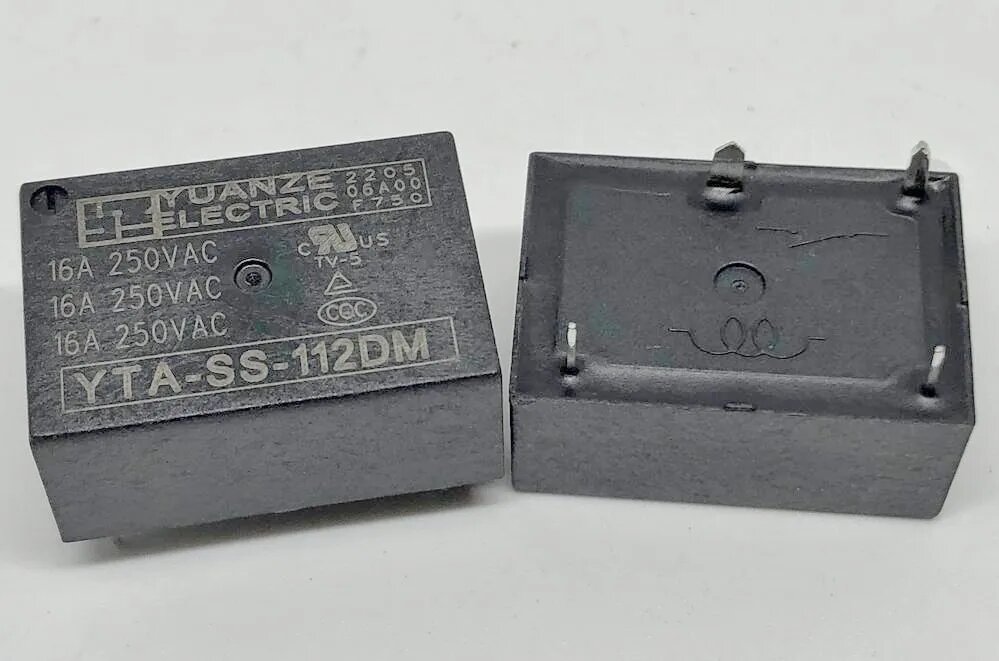 Реле YTA-SS-112DM 12V, 16A 250VAC