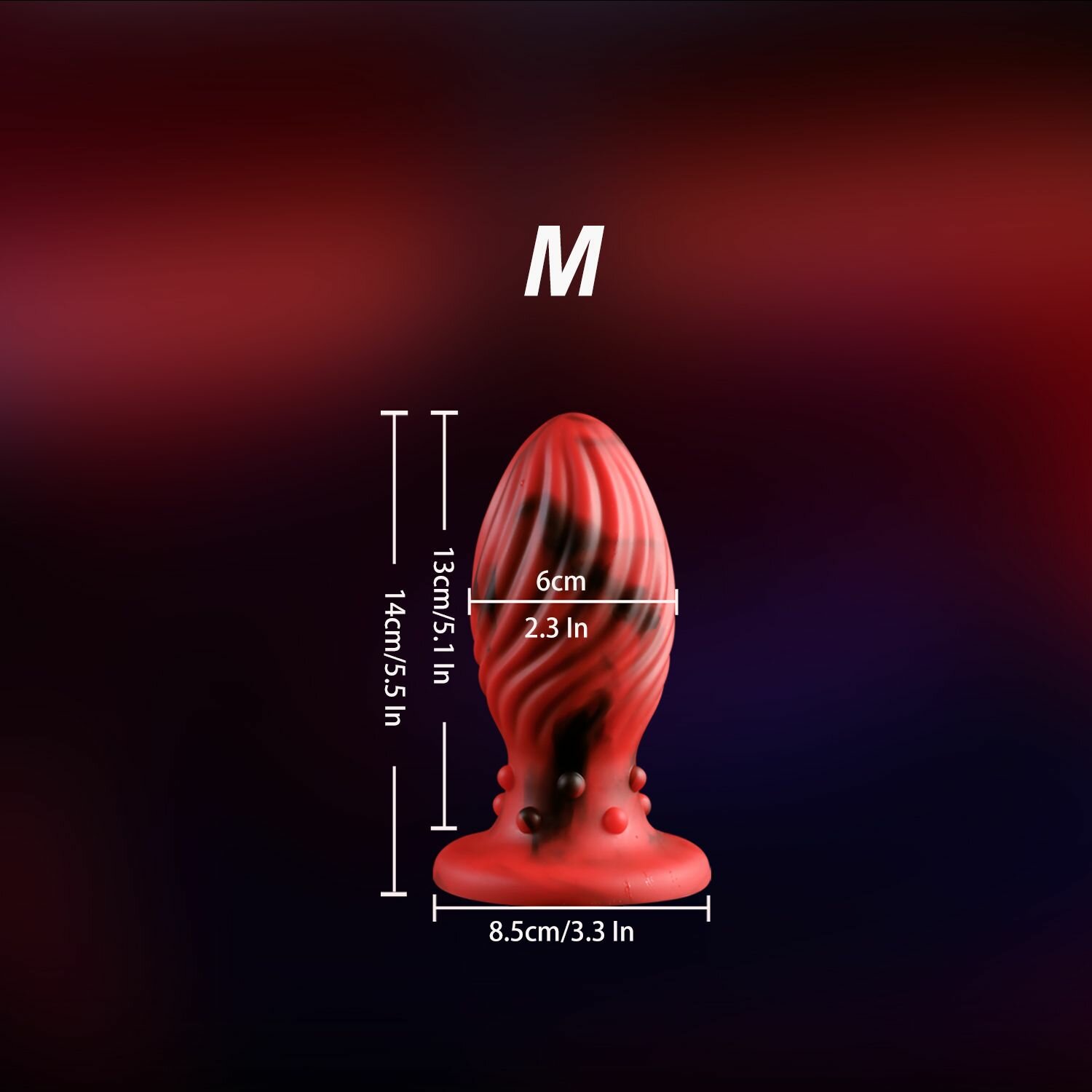 Анальная пробка, Драконье яйцо, Силикон