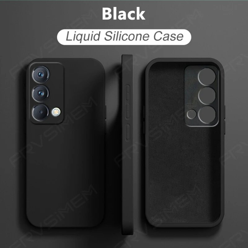 Черный силиконовый чехол для Realme GT Master Edition