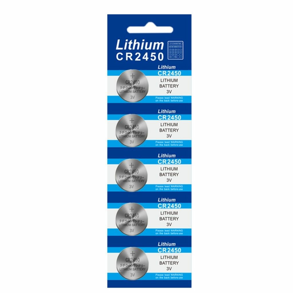 Батарейки на 5 кнопок, дистанционный ключ управления, комплект аккумуляторных карт-CR2450