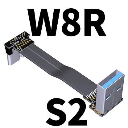 Кабель ADT-LINK USB 3.0 Micro-B плоский, 0.5m, S2-W8R