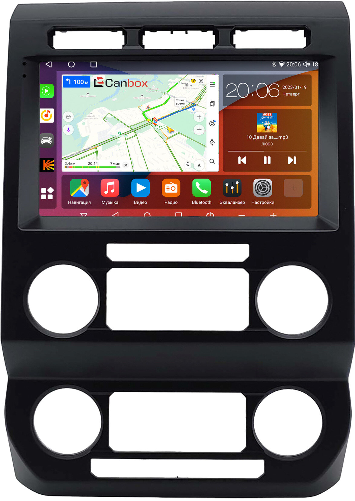 Штатная магнитола Canbox EVO 2K 5833-9-2629 Ford F-150 13 2014-2020 (Тип A) Android 14 (4G-SIM, 16/512, DSP, QLed, AI, 360)