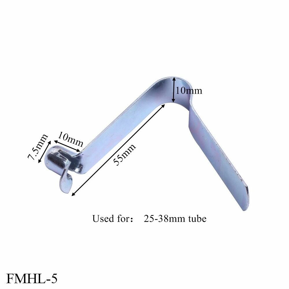 Установка с цинковым покрытием нажмите кнопку фиксатор V форма пружинных клипов для трубы 25-38 мм