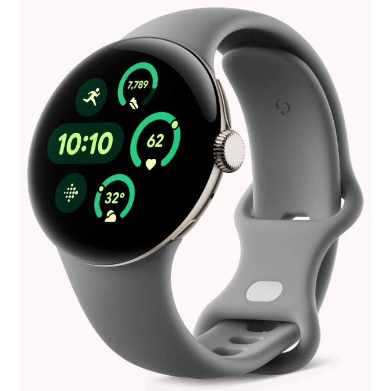 Умные часы Google Pixel Watch 3 41 мм, Wi-Fi, Champagne Gold Aluminum Case / Hazel Active Band