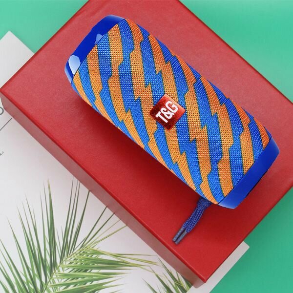 Портативная колонка, беспроводной бас-сабвуфер, водонепроницаемая наружная акустика, бумбокс, AUX TF USB стерео громкоговоритель, музыкальная шкатулка(зеленый)(желтый)