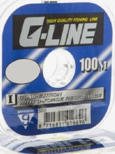 Леска монофильная для летней рыбалки Gamakatsu G-Line COMPETITION 100/008
