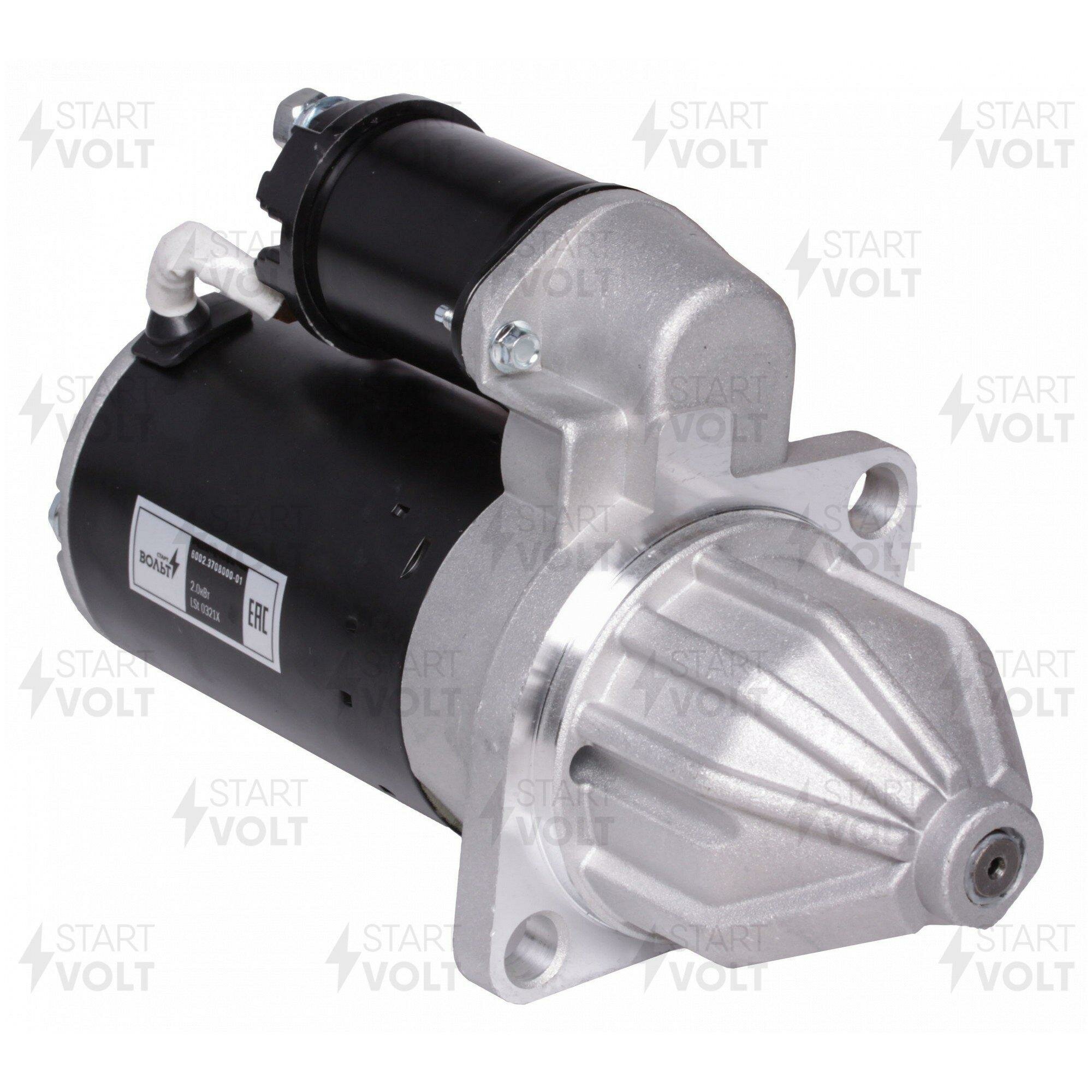 Startvolt стартер для а/м газ с дв. змз-402 (н/о ан. 6002.3708-01) 2квт (lst 0321x) lst0321x