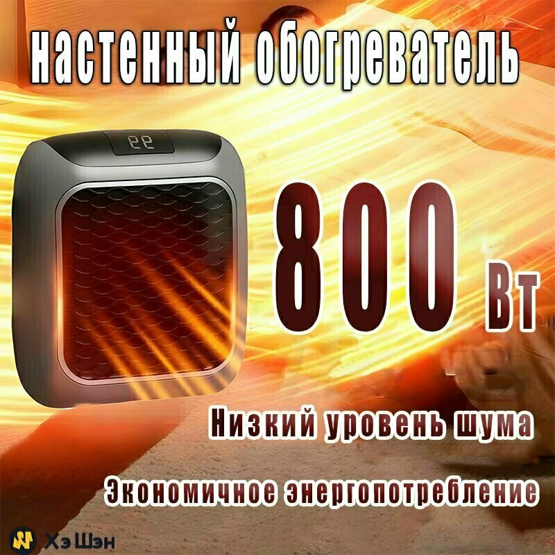 Мини-обогреватель с настенным креплением, мощный и экономичный, для дома и офиса