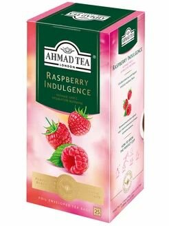 Чай чёрный "Малиновое лакомство" 25пак*4шт