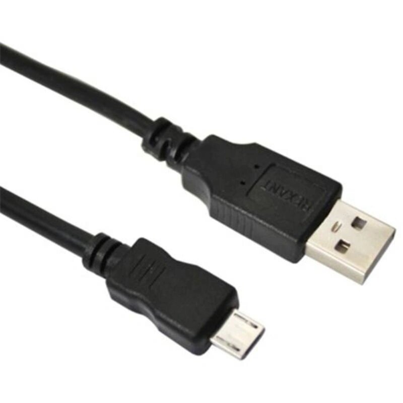 Кабель USB 2.0 - Micro USB, М/М, 1.8 м, Rexant, чер, 18-1164-2
