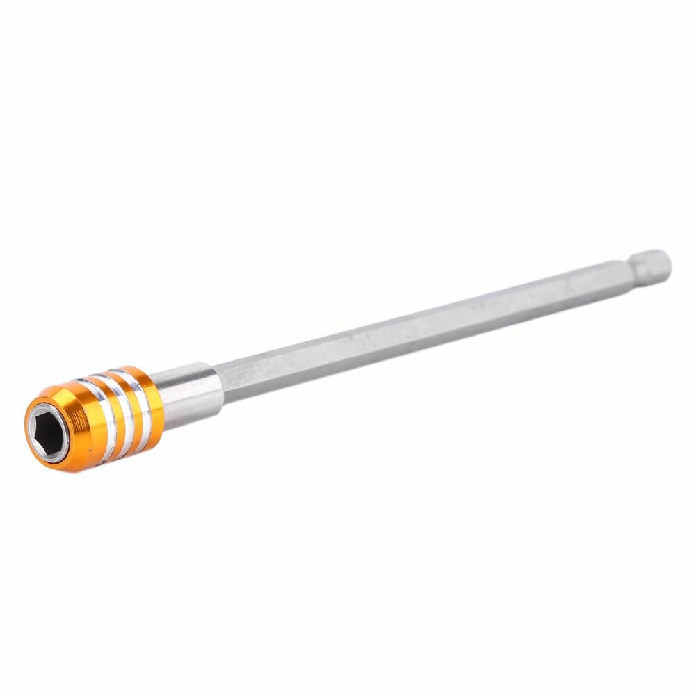 Удлинитель для бит 1/4" из нержавеющей стали, 150 мм (желтый)