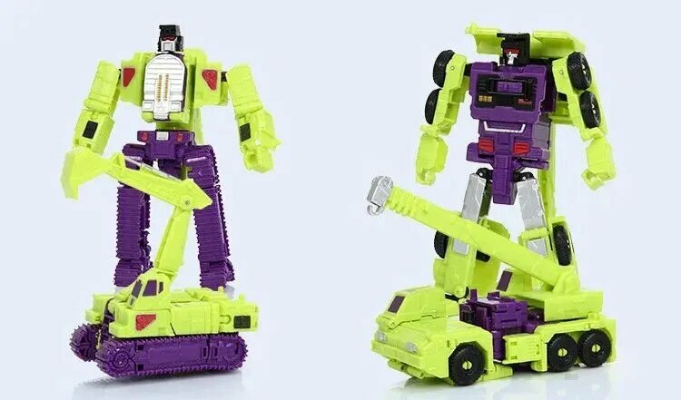 No box 5 в 1 игрушка робот трансформер игрушки devastator — фото 1
