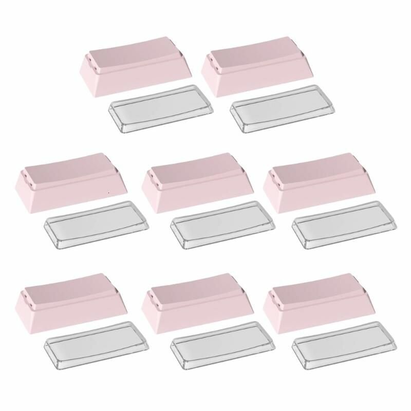 8PCS PBT Кейкапы 2U для Механических Клавиатур, Розовый