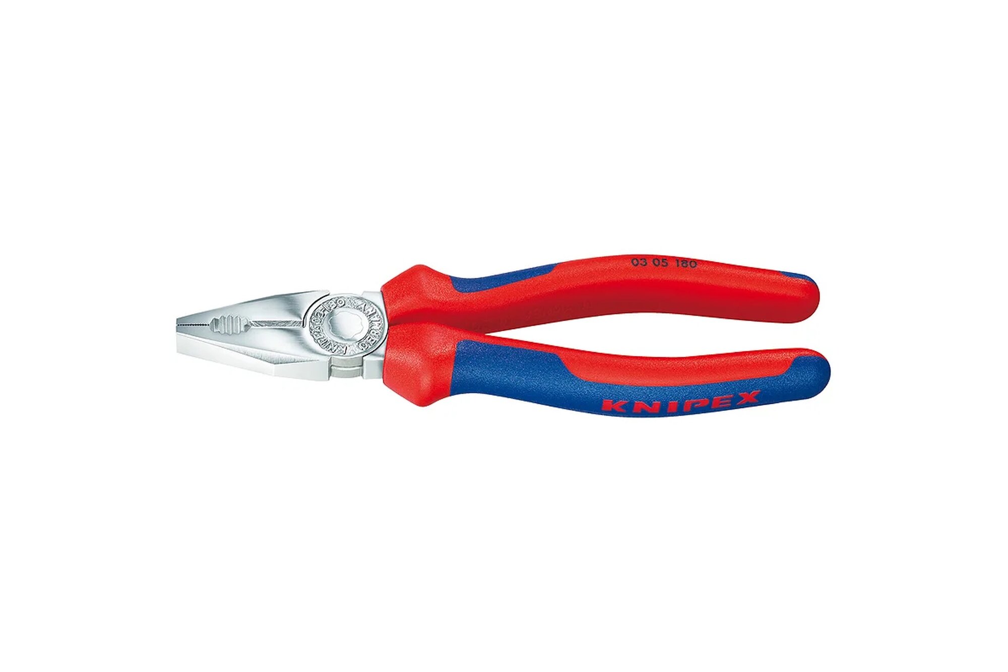 Плоскогубцы комбинированные, 200 мм, хром, 2-комп ручки, SB KNIPEX KN-0305200SB