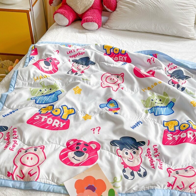 Blanket toy story хлопковый летний дышащий и антимикробный для детей