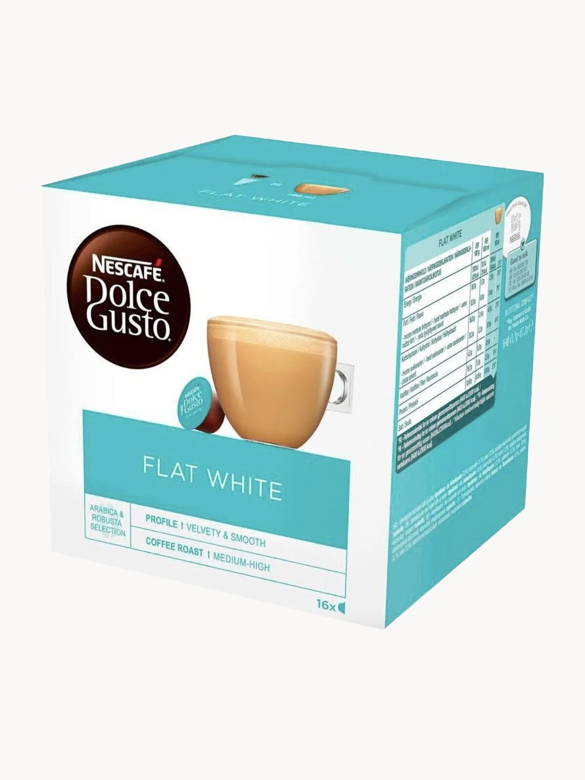 Кофе в капсулах Nescafe Dolce Gusto Flat White, 16 шт