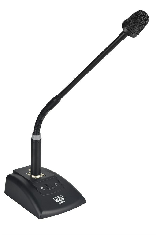 XLINE MD-DJ1 Микрофон на "гусиной шее" с базой, динамический