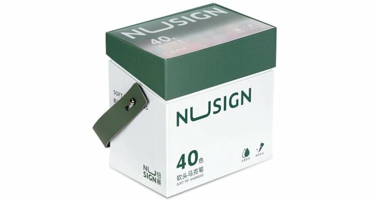 Набор маркеров для скетчинга Deli NS736-40 Nusign 40цв.