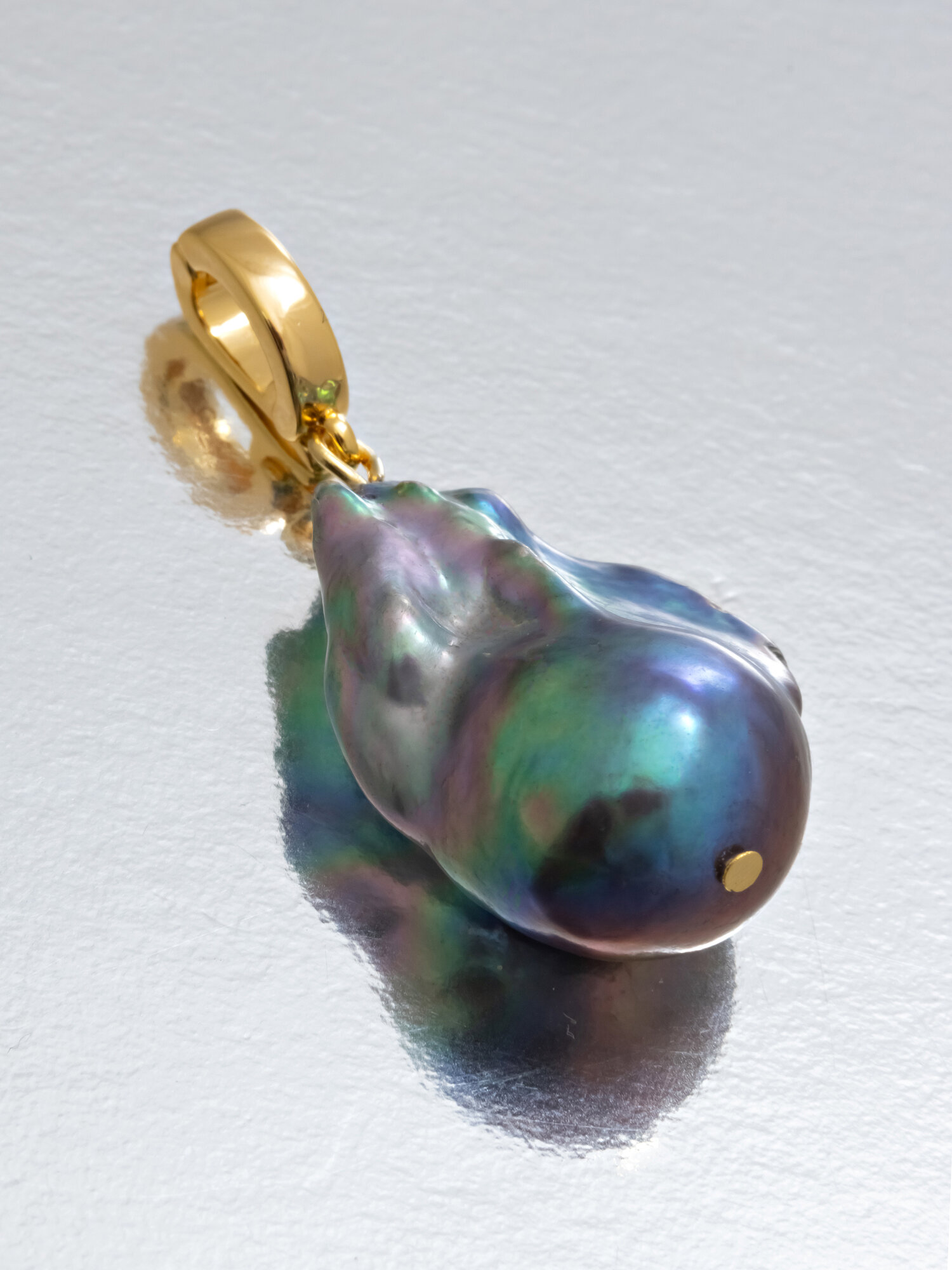 Подвеска, жемчуг пресноводный культивированный