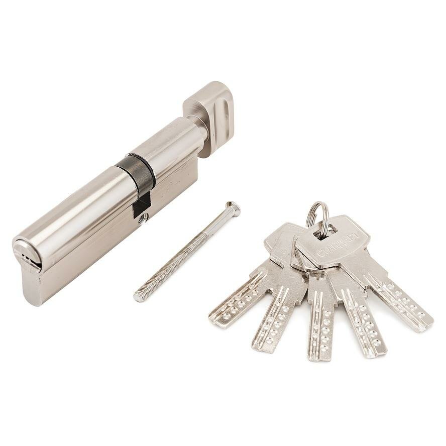 Механизм 90 ЦИЛ дляских дверей КЛ/Ф перфокл (30В*10*50) хром аллюр