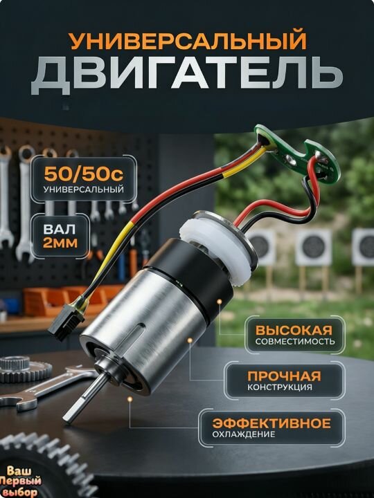 TOUA GSN 50 (новый стиль XK) моторчик вентилятора для газового монтажного пистолета, запчасть