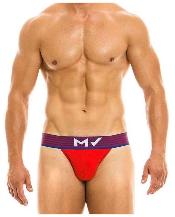 Трусы-джоки "Marine Jockstrap - Red" / Modus Vivendi / Красный / Размер XL