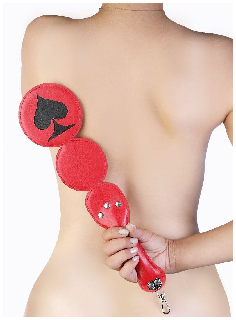 LOVETOY (А-Полимер) Шлёпалка Пики с анальным плагом Кнуты, плётки, хлысты