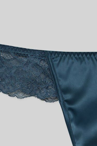 Комплект бюстгальтеров Pull & Bear, 2 шт., размер S, бирюзовый — фото 1