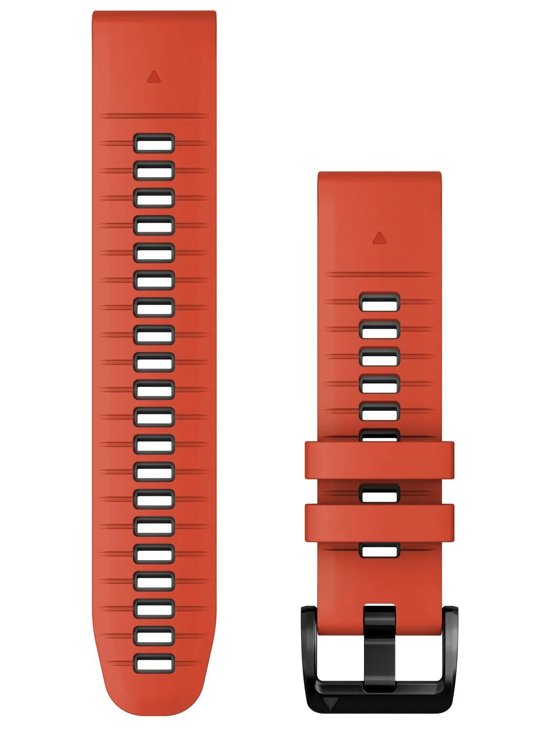 Ремешок сменный Garmin QuickFit 22 мм Flame Red Graphite силиконовый 010-13280-04