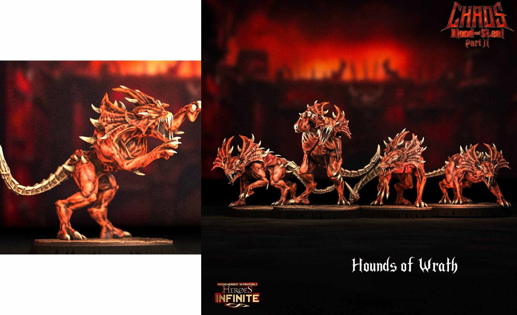 Миниатюра Chaos Khorne Hounds of Wrath