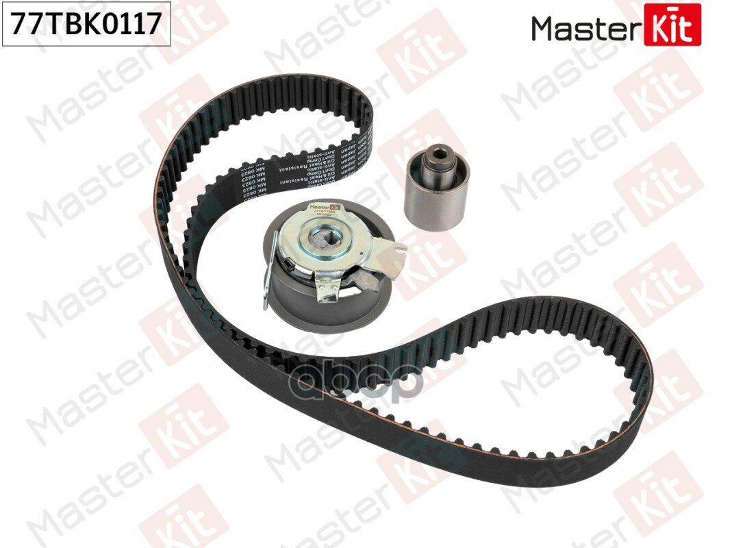 77TBK0117 Комплект ремня ГРМ VW POLO (9N_) 2001 - 2012 MasterKit арт. 77tbk0117