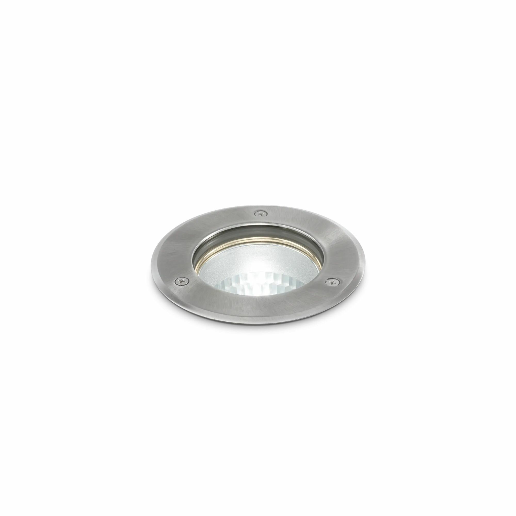 Светильник уличный встраиваемый ideal lux Park PT round small D12 макс.1х20Вт GU10 230В IP67 Сталь/Прозрачный Алюминий/Стекло Без лампы 032832.