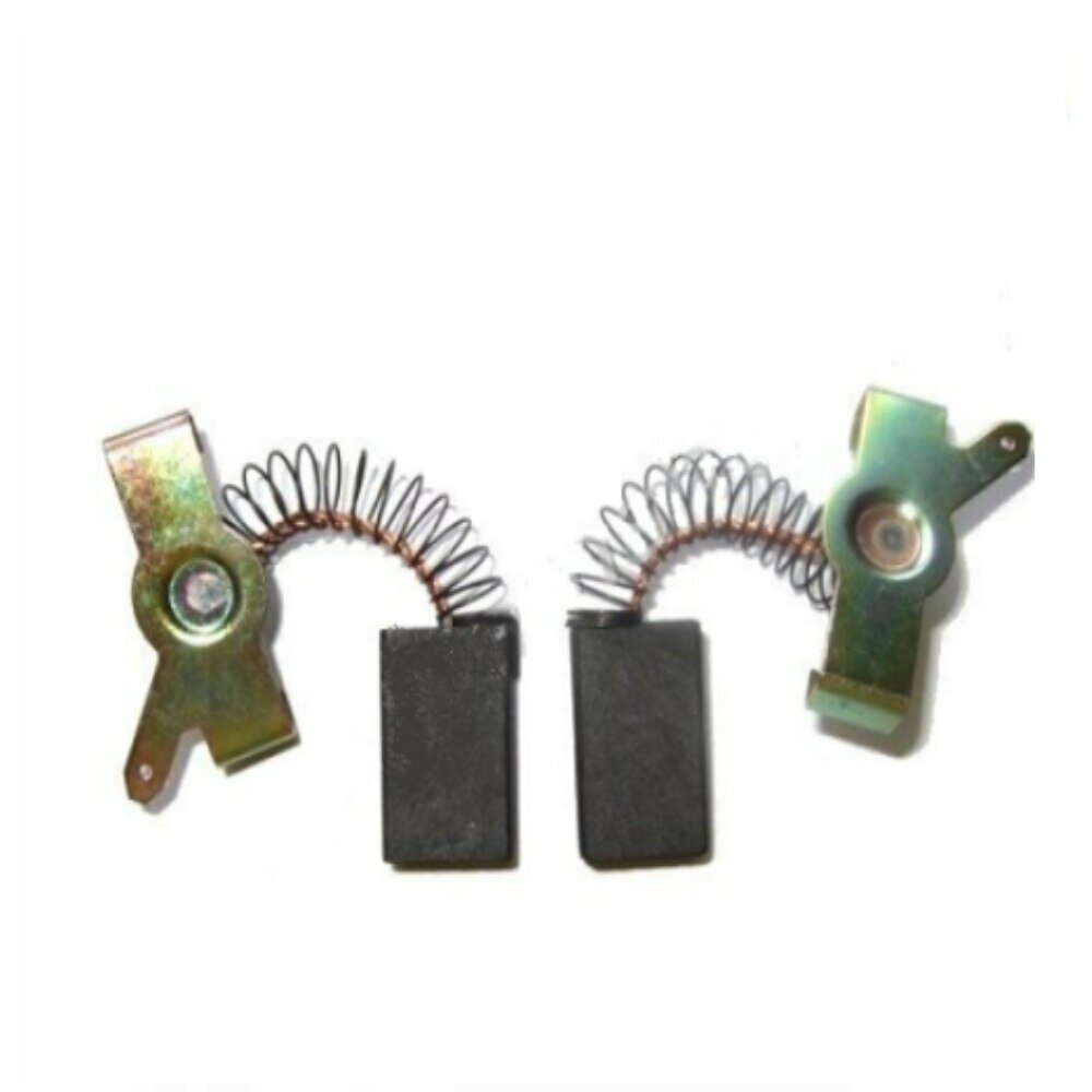 Электроугольная щетка 8х16х25 Пружина, прямоуг-пятак уши (для электропилы парма- М, (комплект 2 шт.)