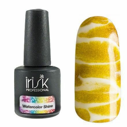 Гель лак для акварельной техники с эффектом растекания WATERCOLOR SHINE № 8, 10 Г