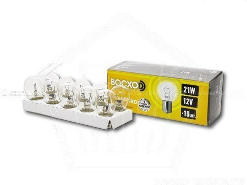 Лампа 12 v 21/4 w (2-х контакт.) восхоd (стоп-сигнал, габариты) ваz15d (82124)