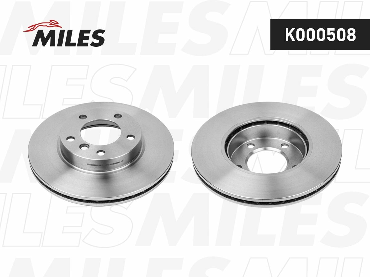 MILES Диск тормозной передний D286мм. BMW E36 318-328 90-98/ E46 316-323 98-05 (TRW DF1538) K000508