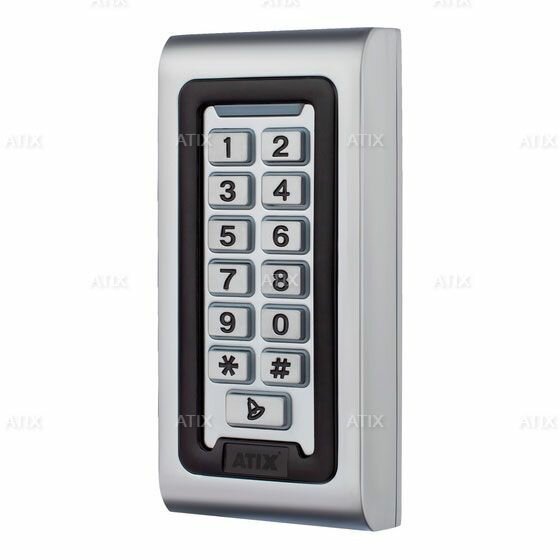 AT-AC-CKR1-W/EM Metal Кодовая прямоугол панель (считыватель EM-MARINE 2000 пользователей, Wiegand-26